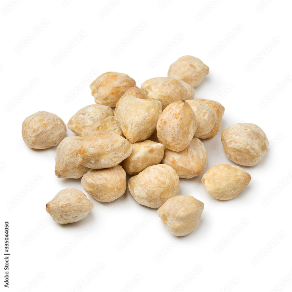 Heap of whole kukui nuts close up Stock Photo | Adobe Stock