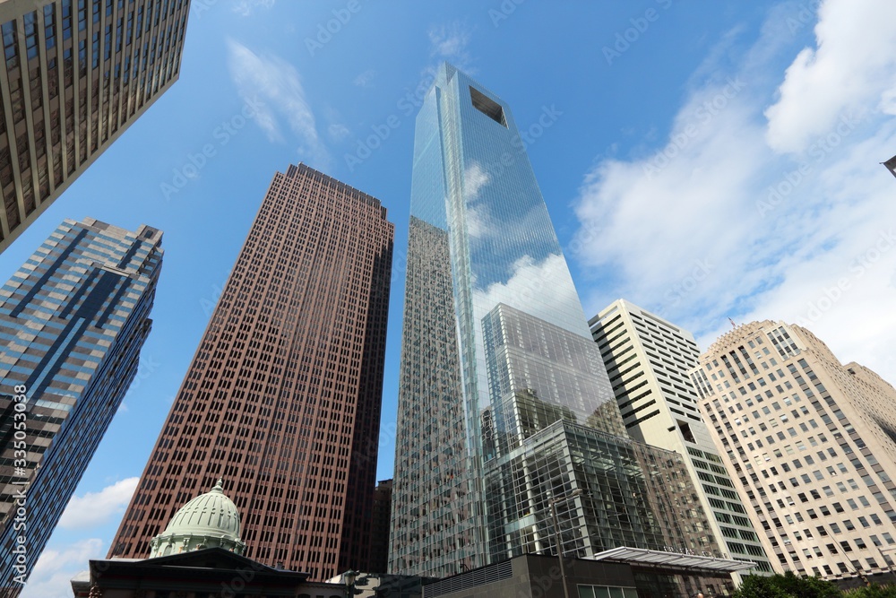 PHILADELPHIA, USA - JUNE 11, 2013: Comcast Center building in ...