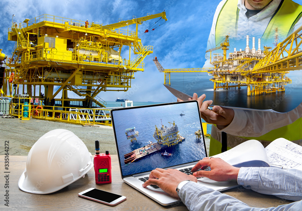 Drilling rig construction and transportation industry for installation ...