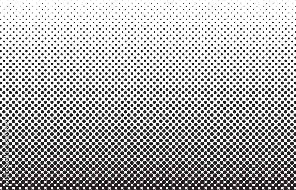 Vector Halftone Pattern. Set of Dots. Dotted Texture on White ...