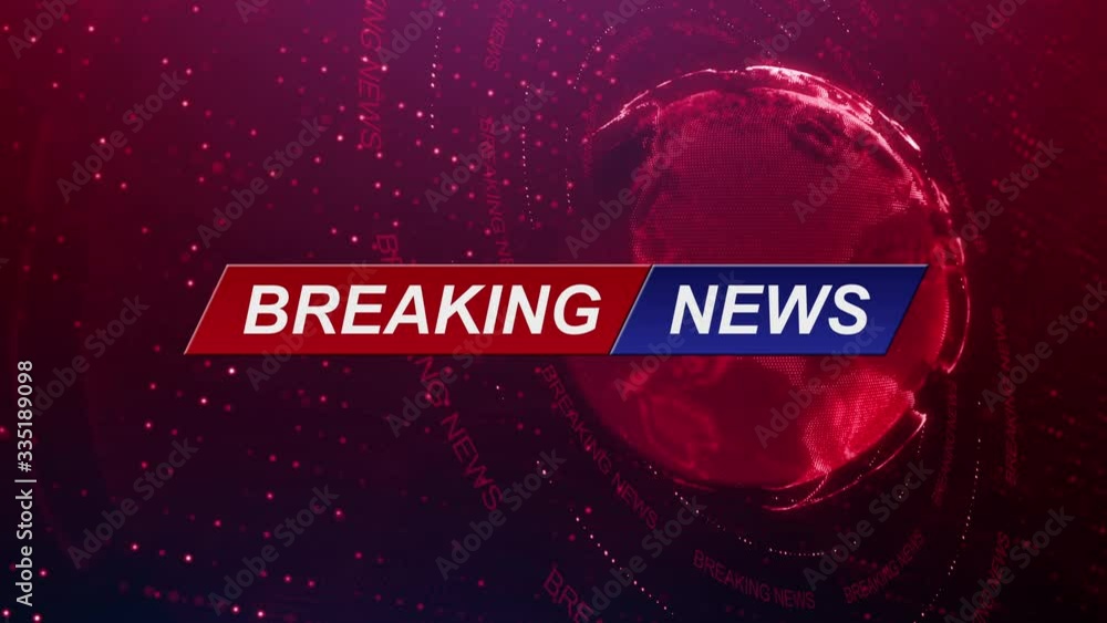 global earth rotating digital world breaking news Studio Background for ...