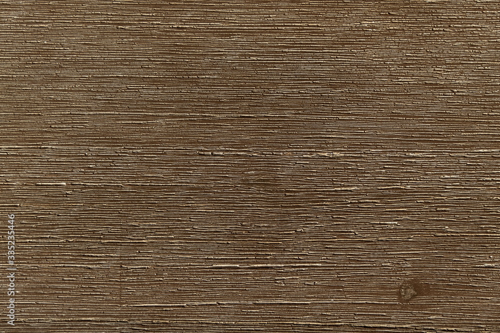 Photographed texture of dark brown wood in a horizontal position with ...