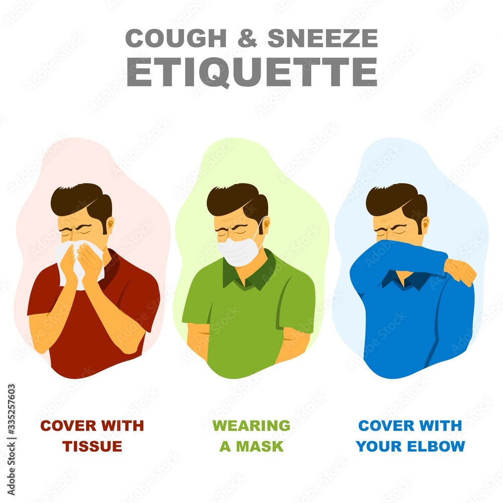 Cough And Sneeze Etiquette Medical Advice To Coughing And Sneezing Cough And Sneeze Etiquette Medical Advice To Coughing And Sneezing