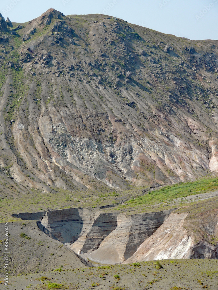 Rough Scenery of Volcano (Mount Usu, Toya Caldera and Usu Volcano ...