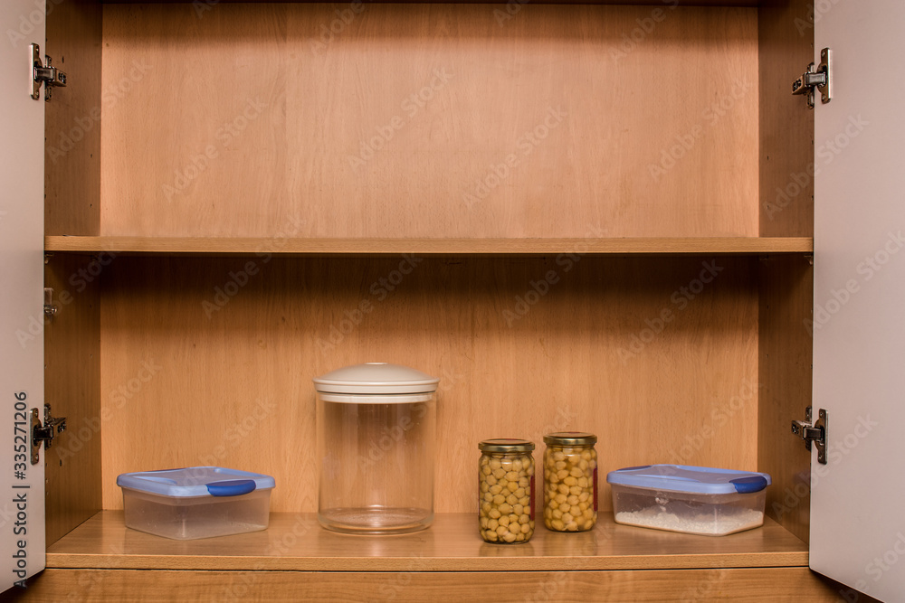 Poster Little storage in kitchen pantry for covid-19 quarantine – Wall ...