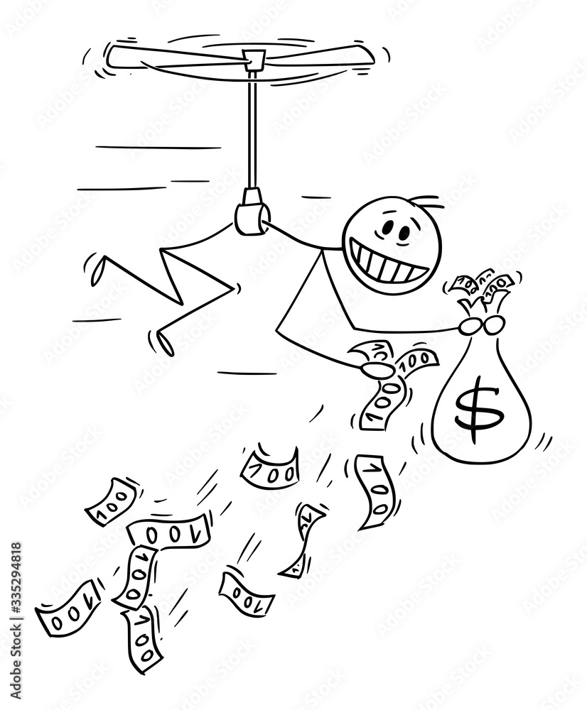 Vector cartoon stick figure drawing conceptual illustration of man or ...