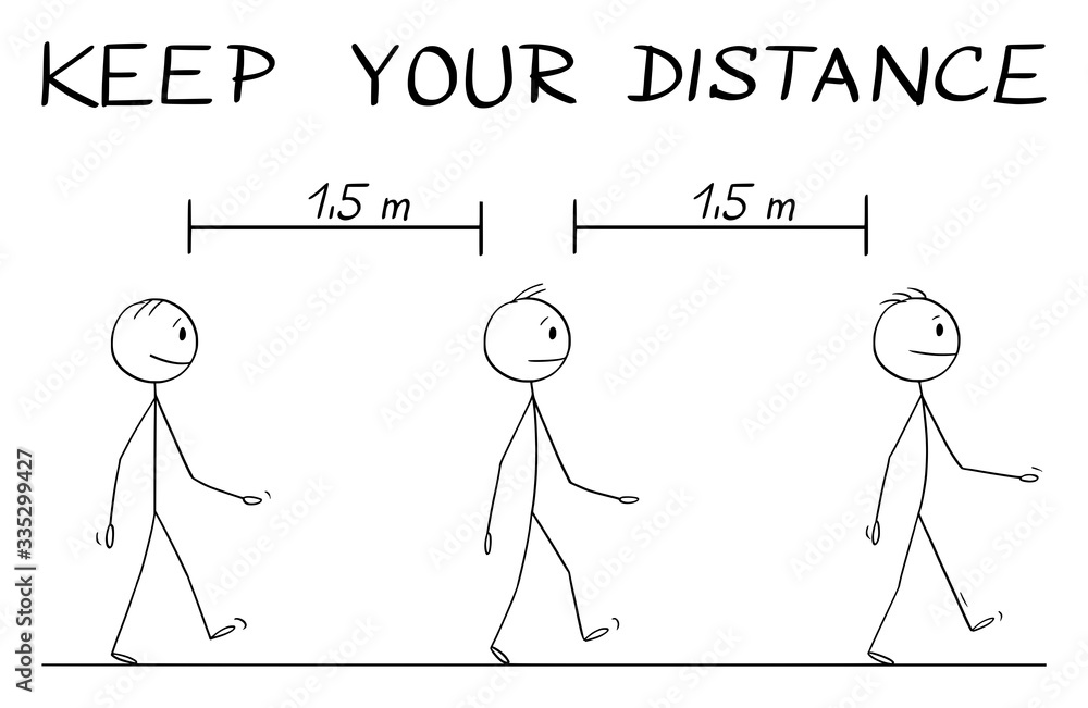 Vector cartoon stick figure drawing instructional illustration how to ...