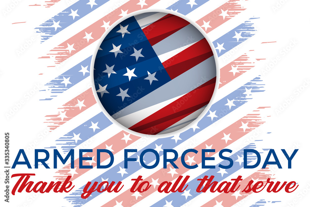 Armed Forces Day. Poster, Template, Card, Banner, Background Design ...