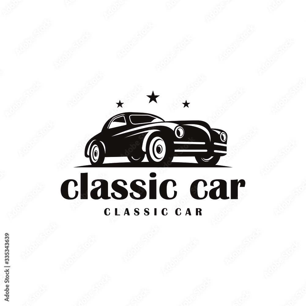 Classic/vintage car vector design inspiration. Auto car logo design ...