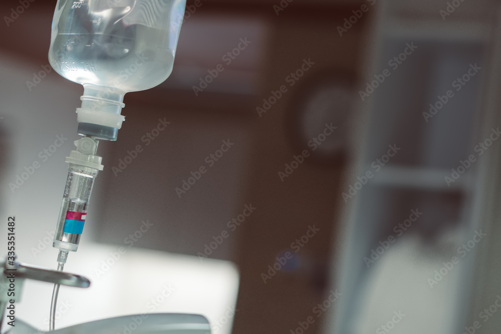 Coma patient on hopital bed take care by doctor nurse due to serious ...