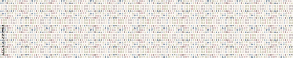 Seamless minimal geo shape border pattern design. Neutral pastel color ...