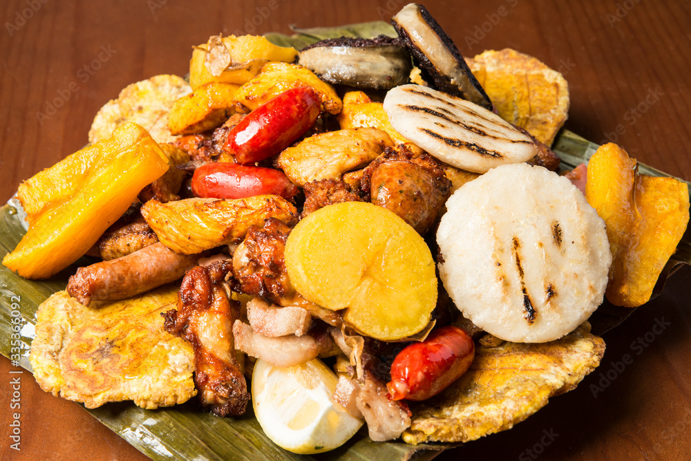 Comida tipica colombiana - Typical Colombian food Stock Photo | Adobe Stock