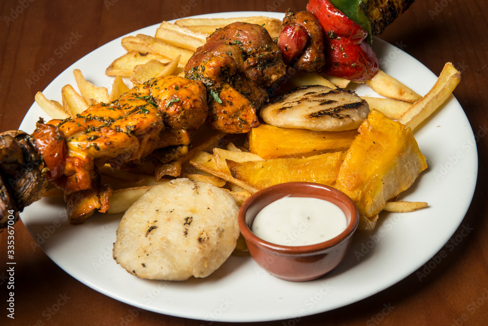 Comida tipica colombiana - Typical Colombian food Stock Photo | Adobe Stock