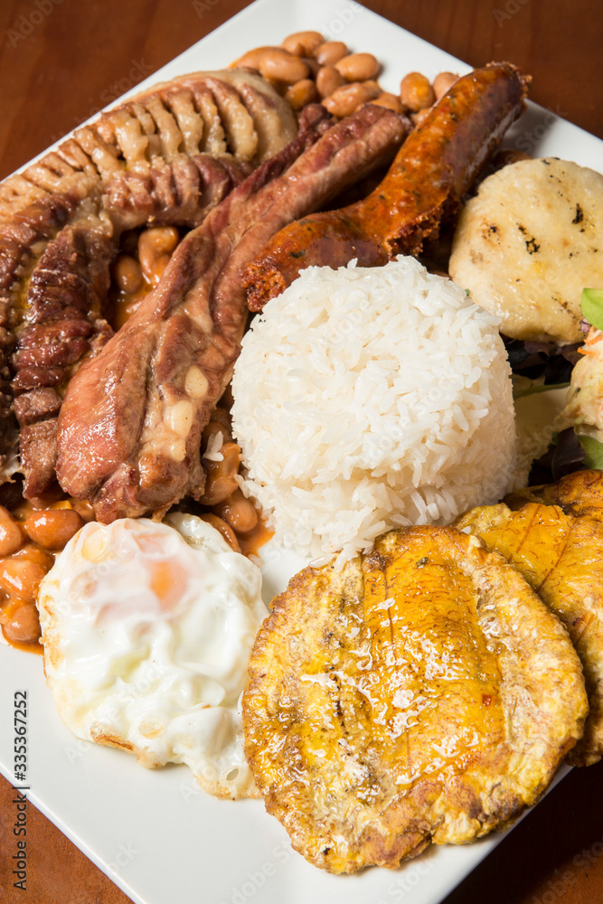 Comida tipica colombiana - Typical Colombian food Stock Photo | Adobe Stock