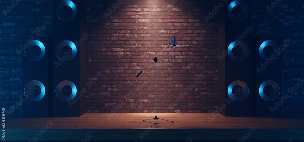 Concert Speakers Background