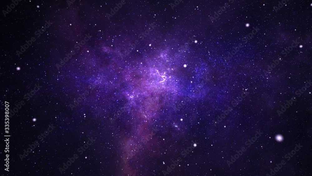 Flying through space passing stars. 4k motion design Loop Animation for ...