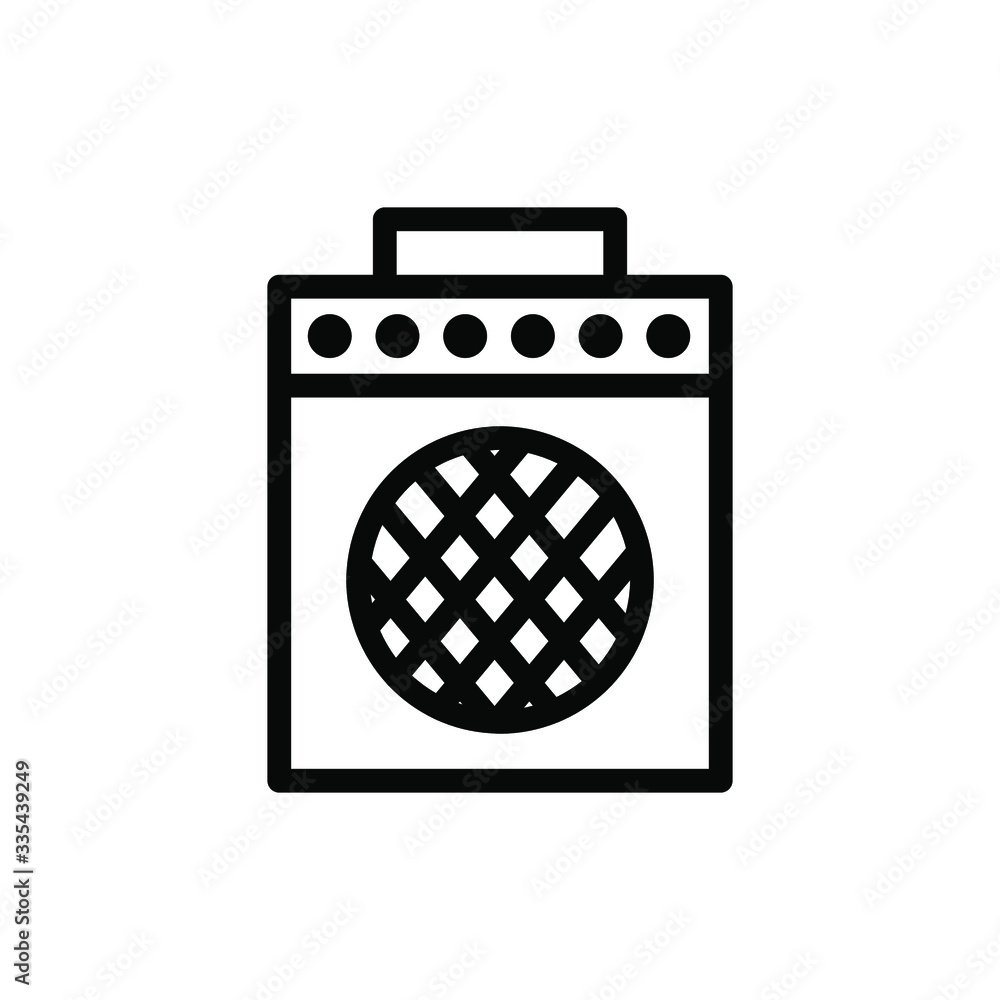 Amplifier icon , Recording Studio Equipment Template Logo Design Emblem ...