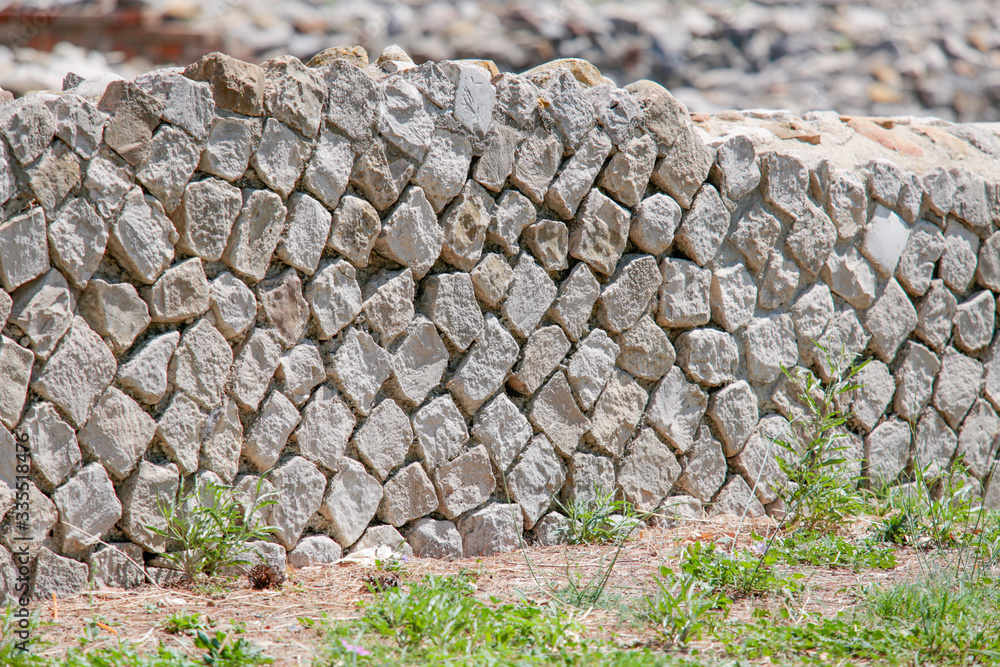 Opus certum, stone installed in Venosa about 2000 years ago in front of ...
