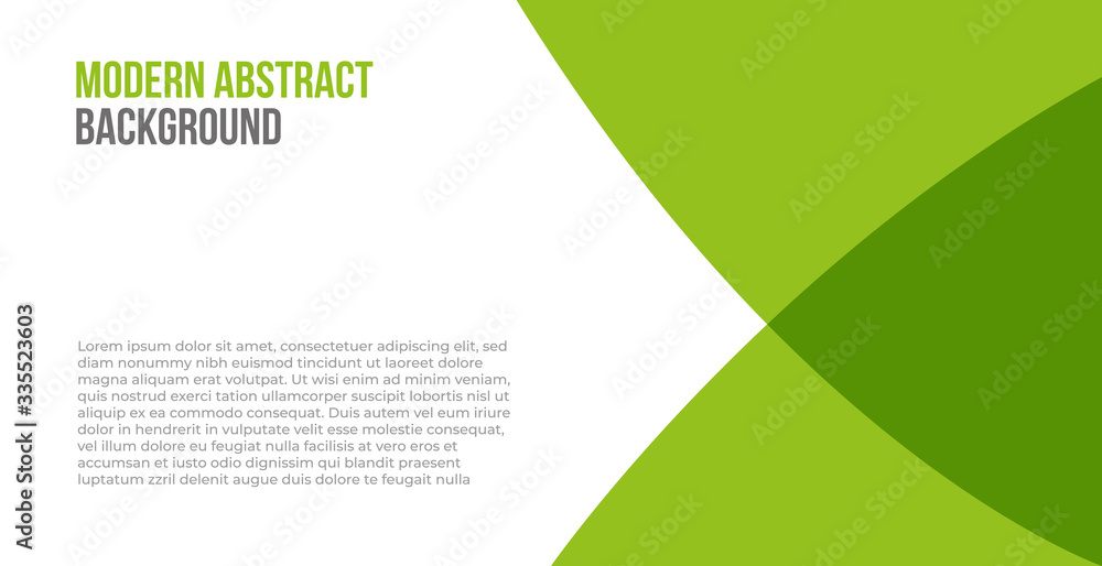 simple green and white background presentation . modern and clean green ...