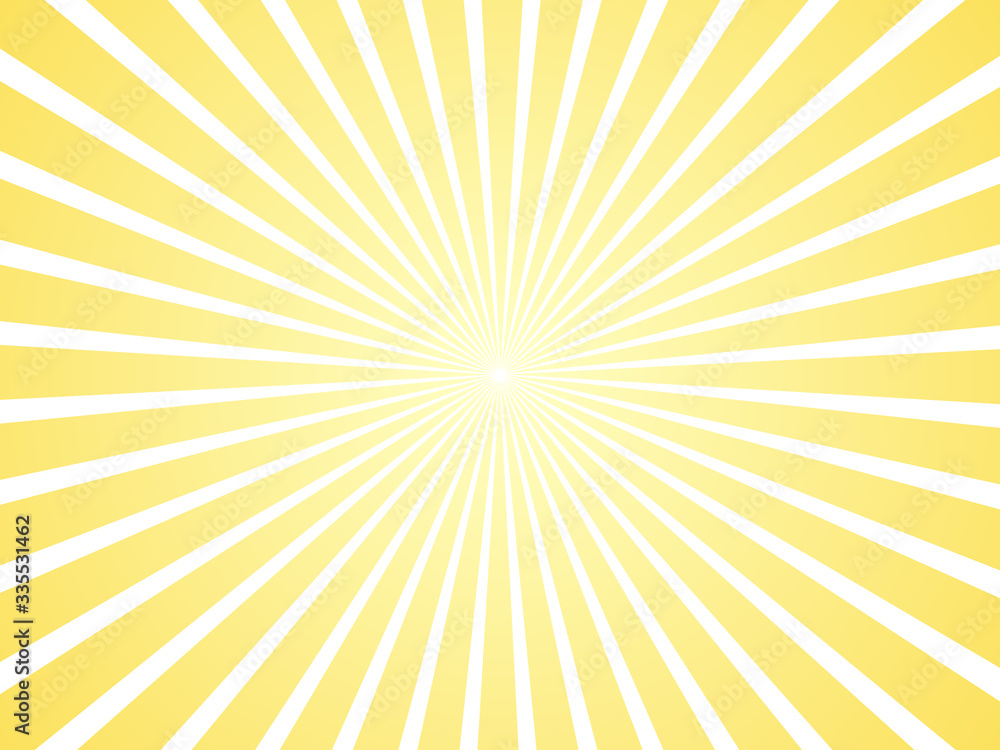 Sunlight abstract yellow background. Retro bright backdrop with sun ...