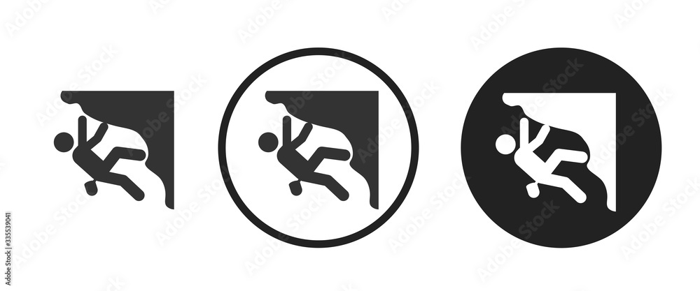 climbing icon . web icon set .vector illustration Stock Vector | Adobe ...