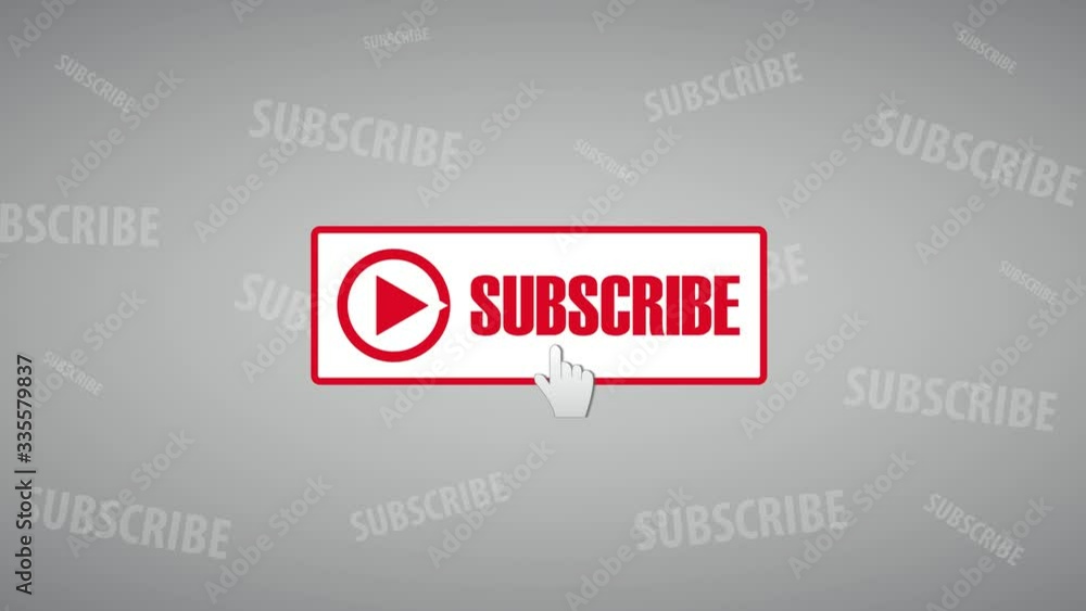 Animation of a Subscribe Button. Choose your favourite Subscribe Button ...