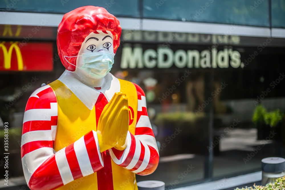 Ronald Mcdonald Mask