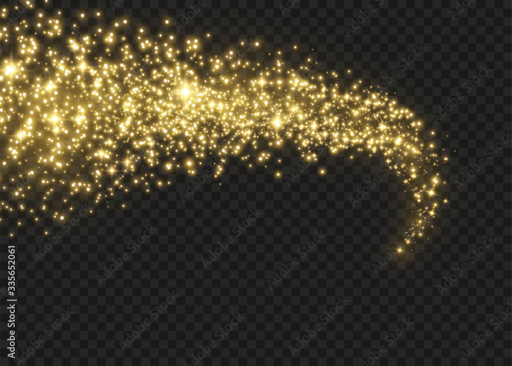 Sparkling dust particles. Stock Vector | Adobe Stock