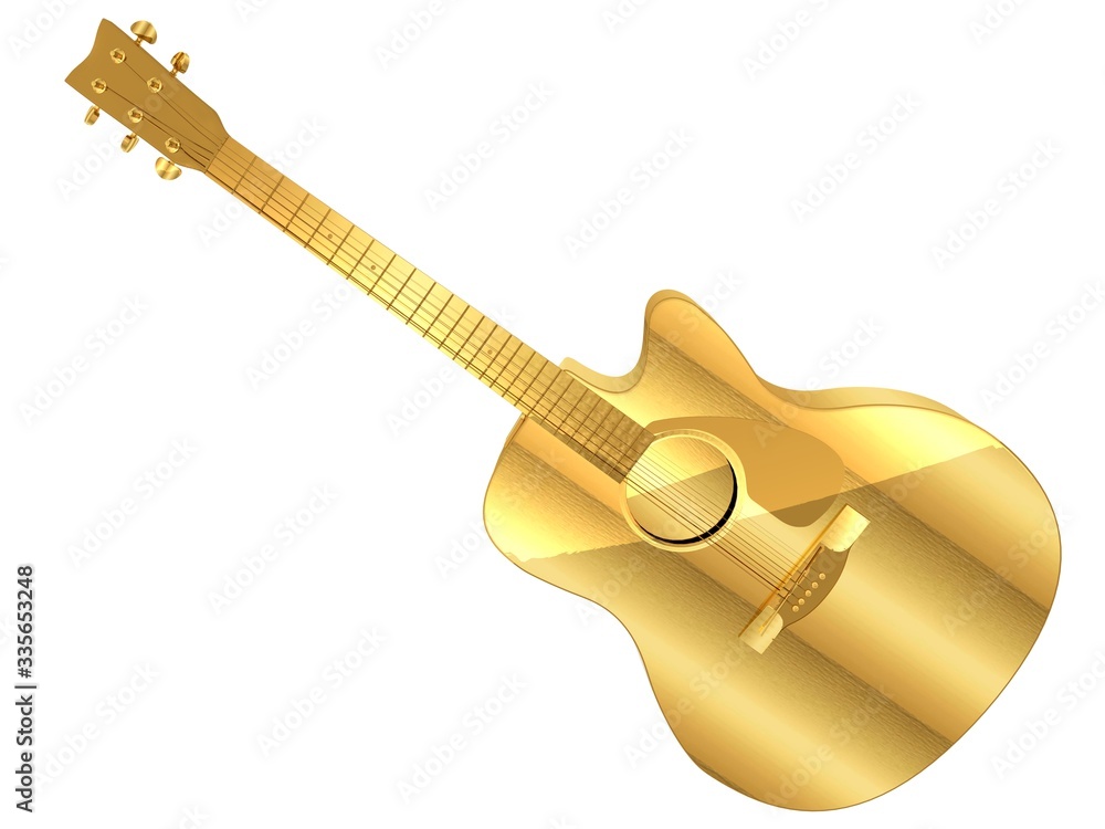golden guitar conceptual award Stock Illustration | Adobe Stock