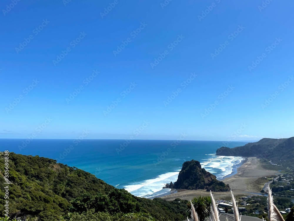Piha Beach Stock Photo | Adobe Stock