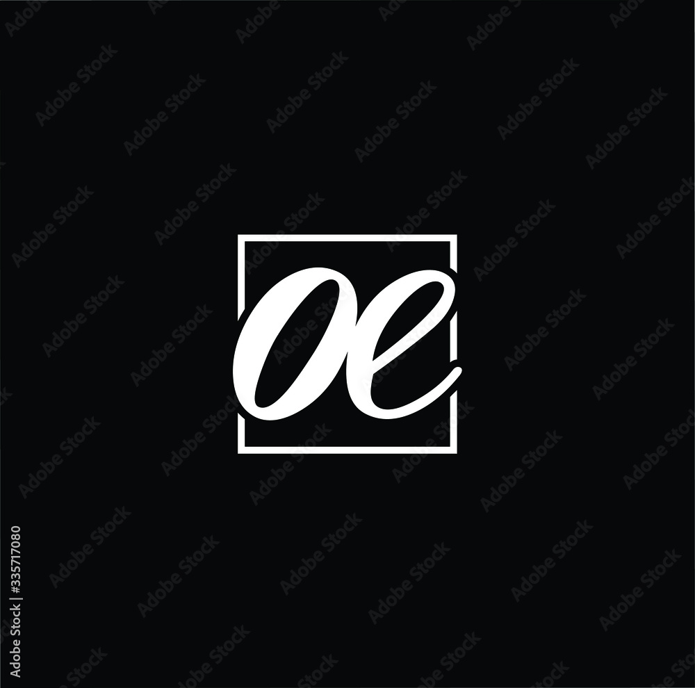 Minimal elegant monogram art logo. Outstanding professional trendy ...