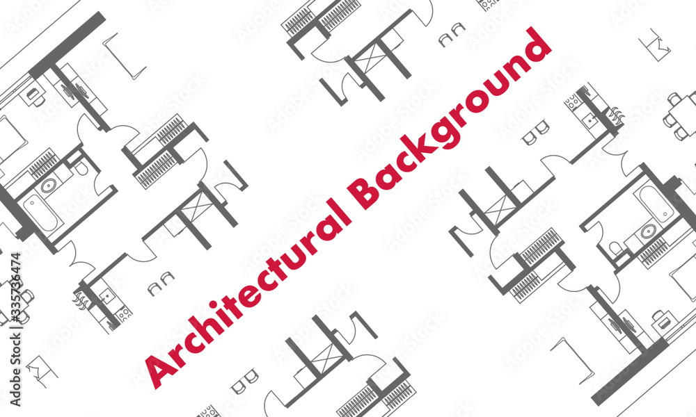 Architectural background. Part of architectural project, architectural ...