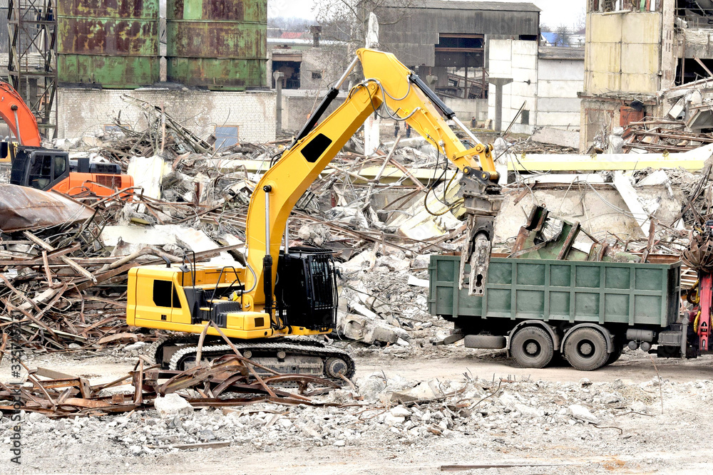 building, construction, image, demolition, disassembly, mechanism ...