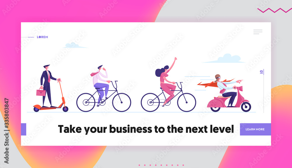 Office Managers Race Challenge, Leadership Landing Page Template ...