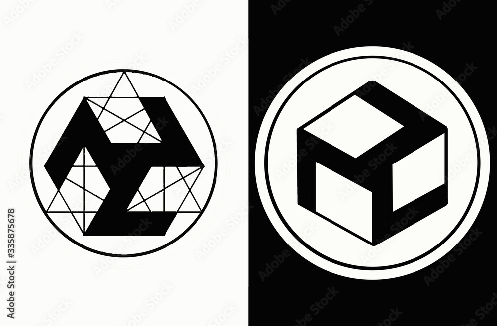 Antahkarana Yang e Yin Stock Illustration | Adobe Stock