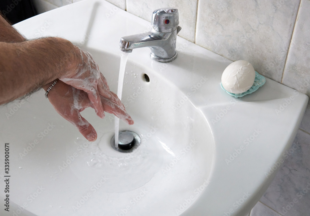 Very thorough hand washing with plenty of soap to remove dirt and avoid ...
