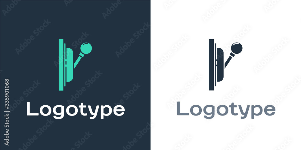 Logotype Electrical panel icon isolated on white background. Switch ...