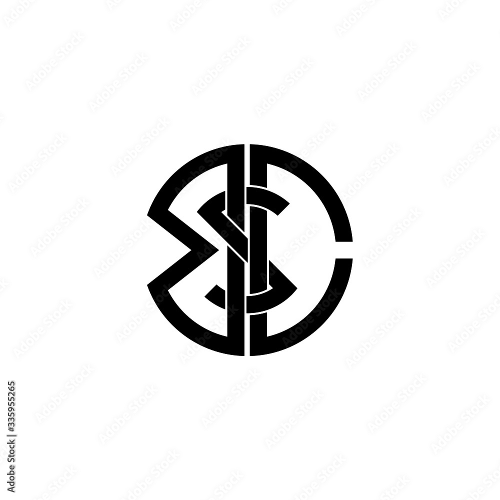 bsc letter original monogram logo design Stock Vector | Adobe Stock