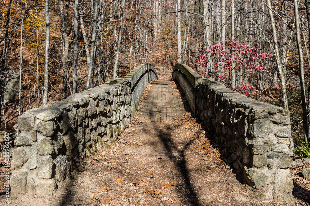 The 100-foot bridge over the Tye river near Crabtree Falls in Nelson ...