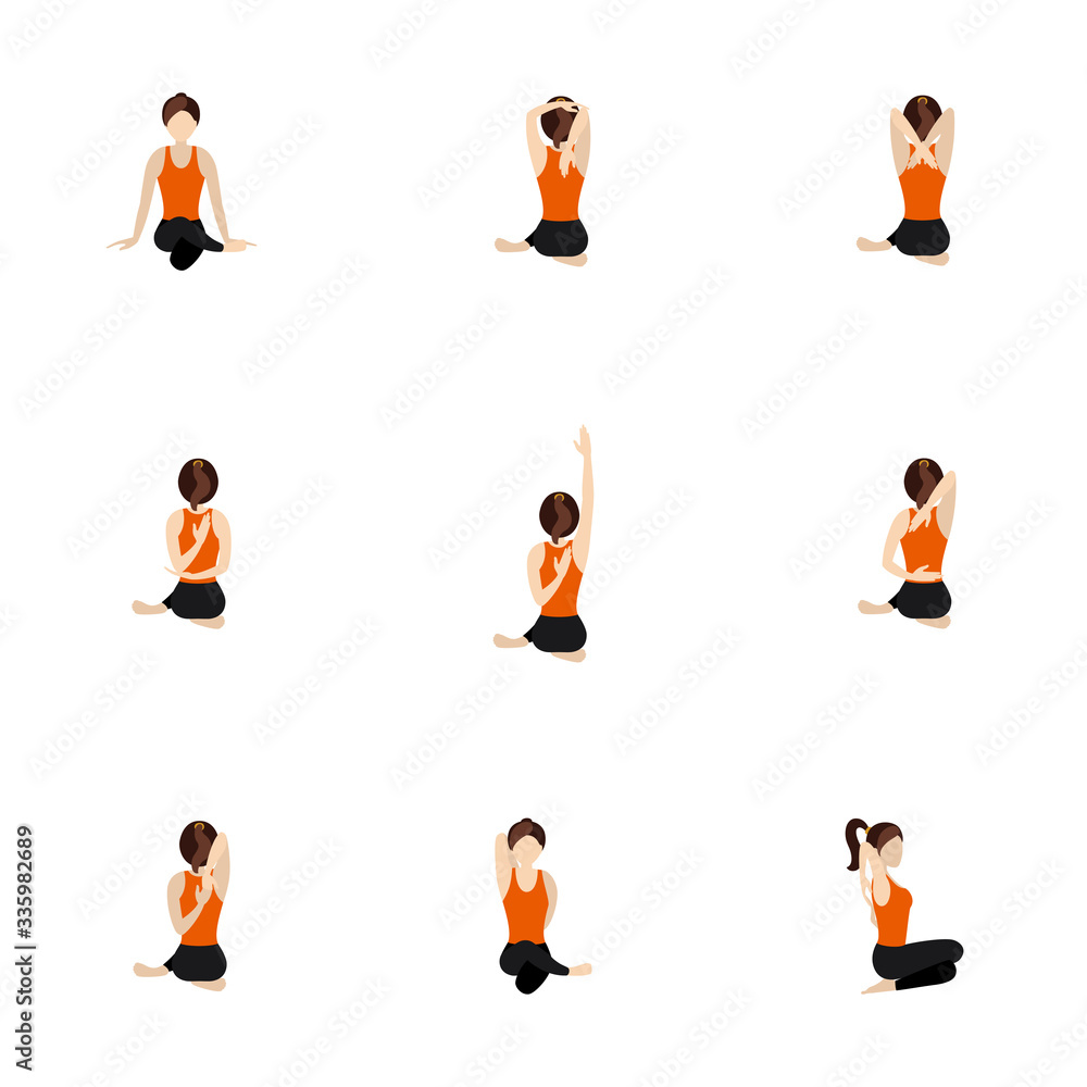 Cow Face Pose Modifications