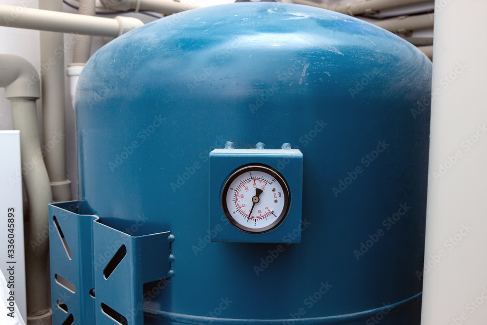 Hydraulic accumulator for water supply systems for domestic needs Stock ...