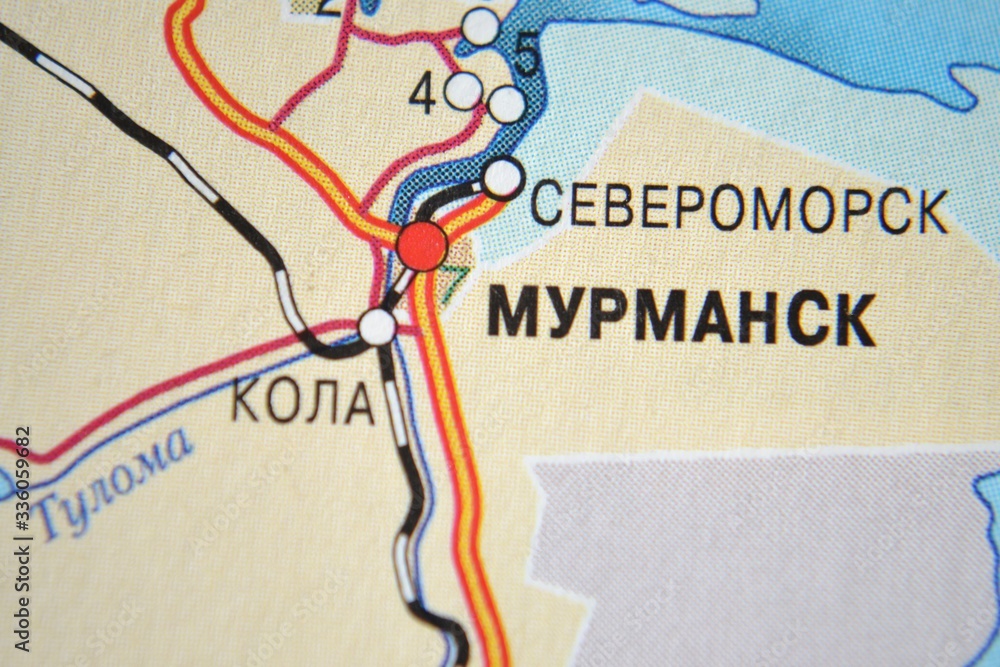 Murmansk is a city located beyond the Arctic circle. Cities of ...