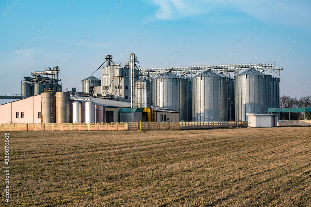 agro-processing and manufacturing plant for processing and silver silos ...