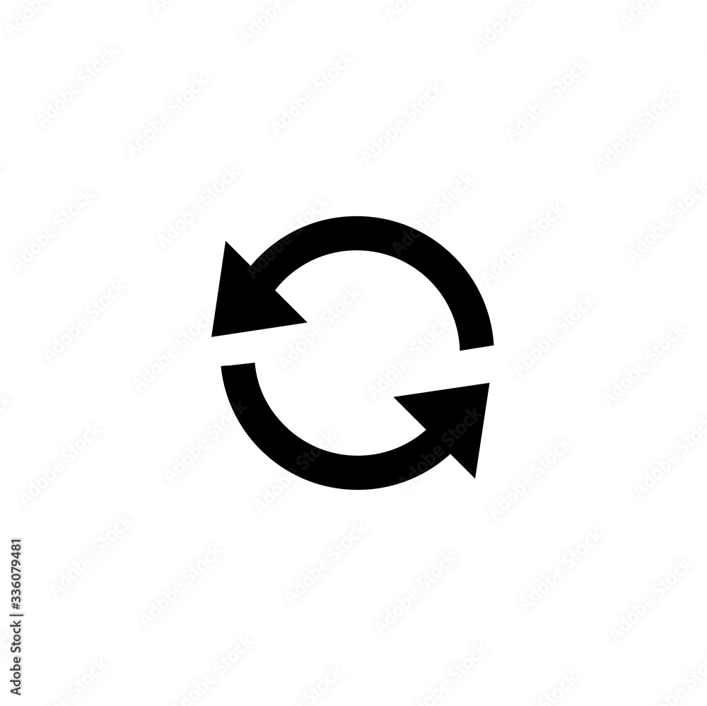 refresh arrow icon Stock Vector | Adobe Stock
