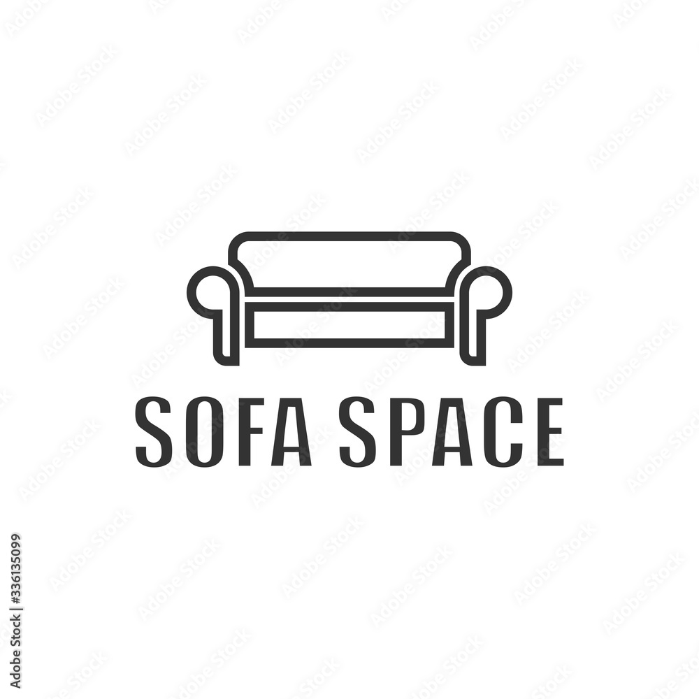 logo sofa,collection of Modern Furniture icons for design. Stock Vector ...