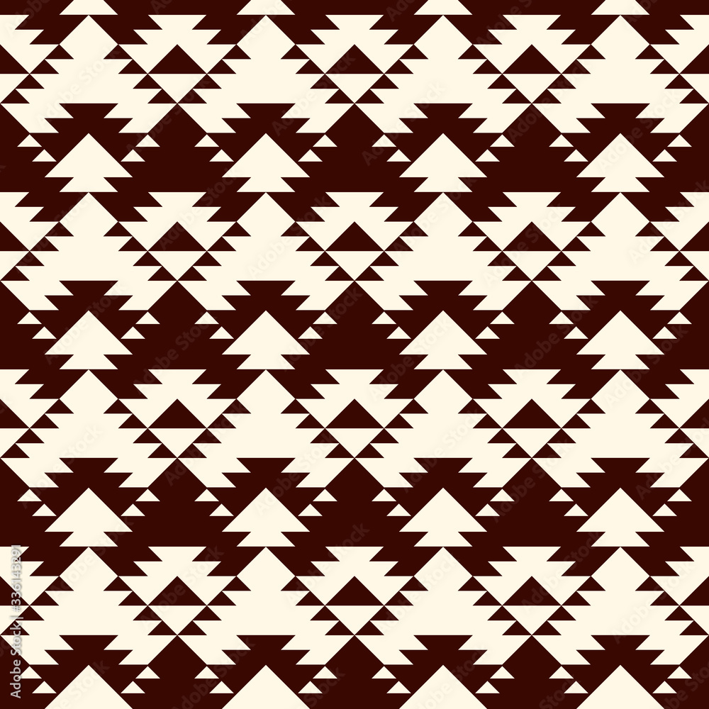 Ethnic, tribal seamless pattern. Native americans embroidery textile ...