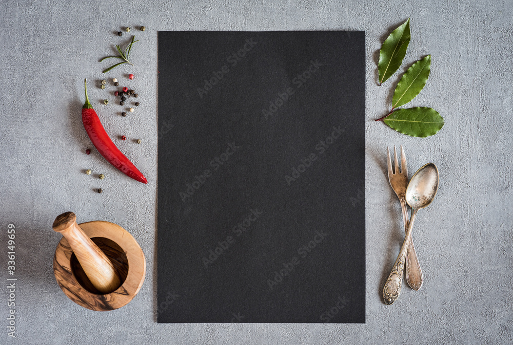 Cafe restaurant menu, template design. Food flyer. Background for the ...