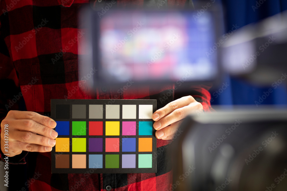 Poster Camera filming color chart – Wall Art | UkPosters