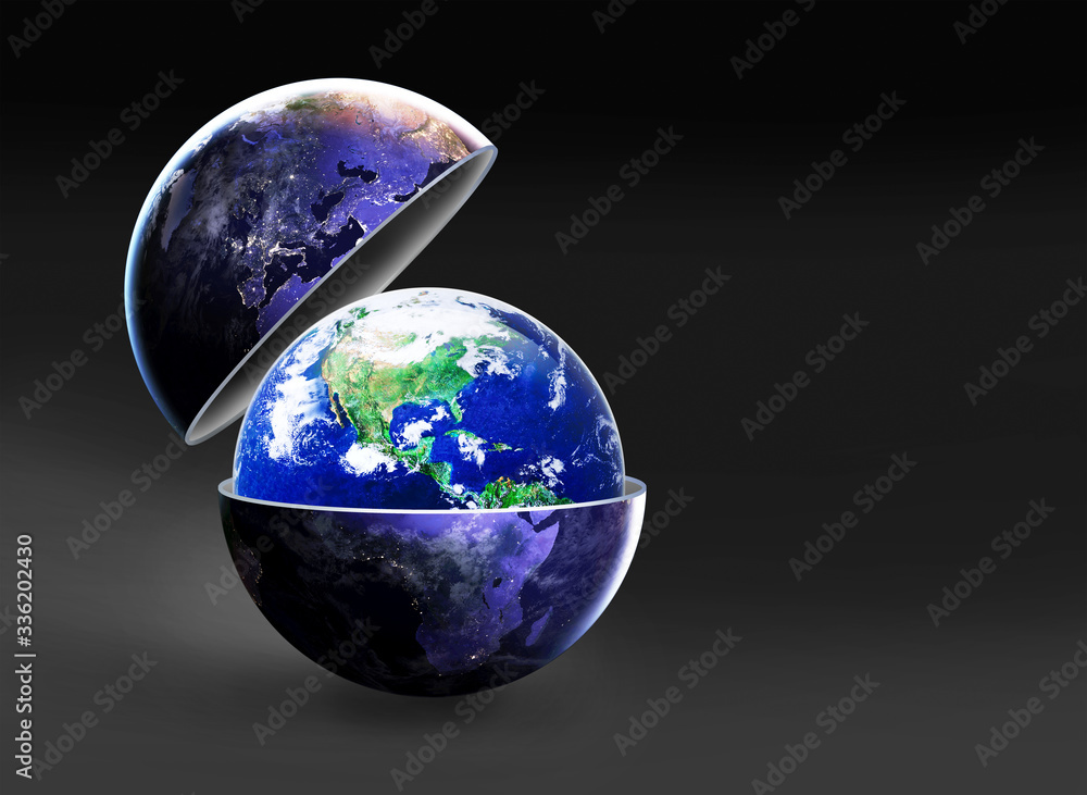 open up your eyes to the new World, New world idea concept, Earth in ...