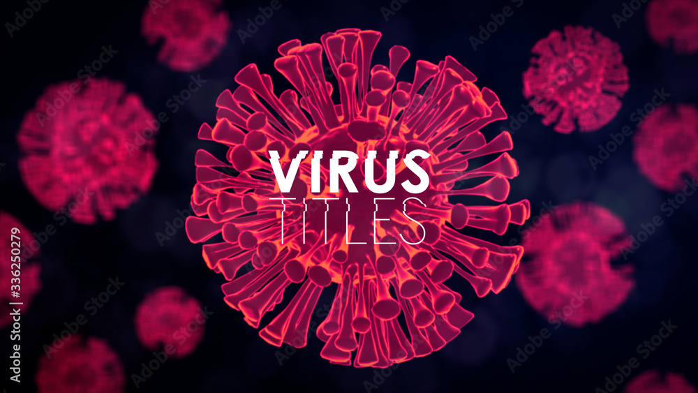 Virus Flow Titles Stock Template | Adobe Stock